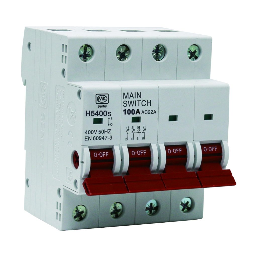 100A 4 Pole Isolator Switch Disconnector - MK CIRCUITPROTECTION